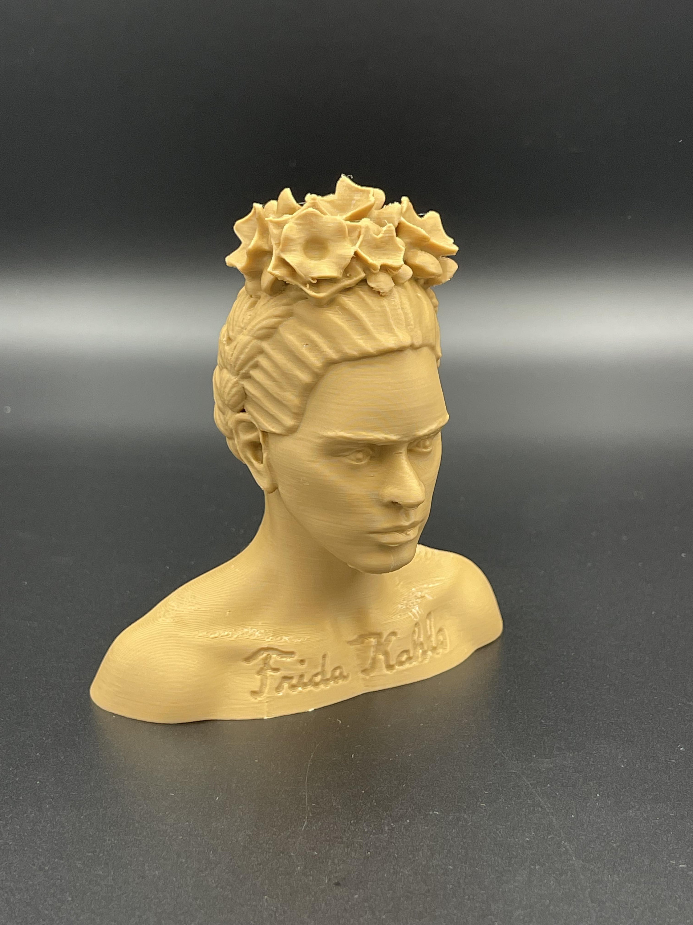 Frida Khalo Bust 3D Printed Statue - Etsy