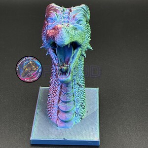 Dragon Head Statue | 3D Printed Dragon Bust - Etsy