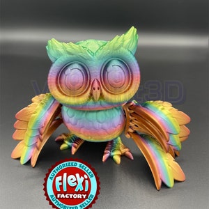 Articulated/flexible Owl, Flexi Factory Authorized Reseller, Fun Toy ...