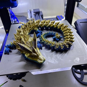 Flexible Articulated Crystal Dragon. Dragon Desk and Home Decor, Dragon ...