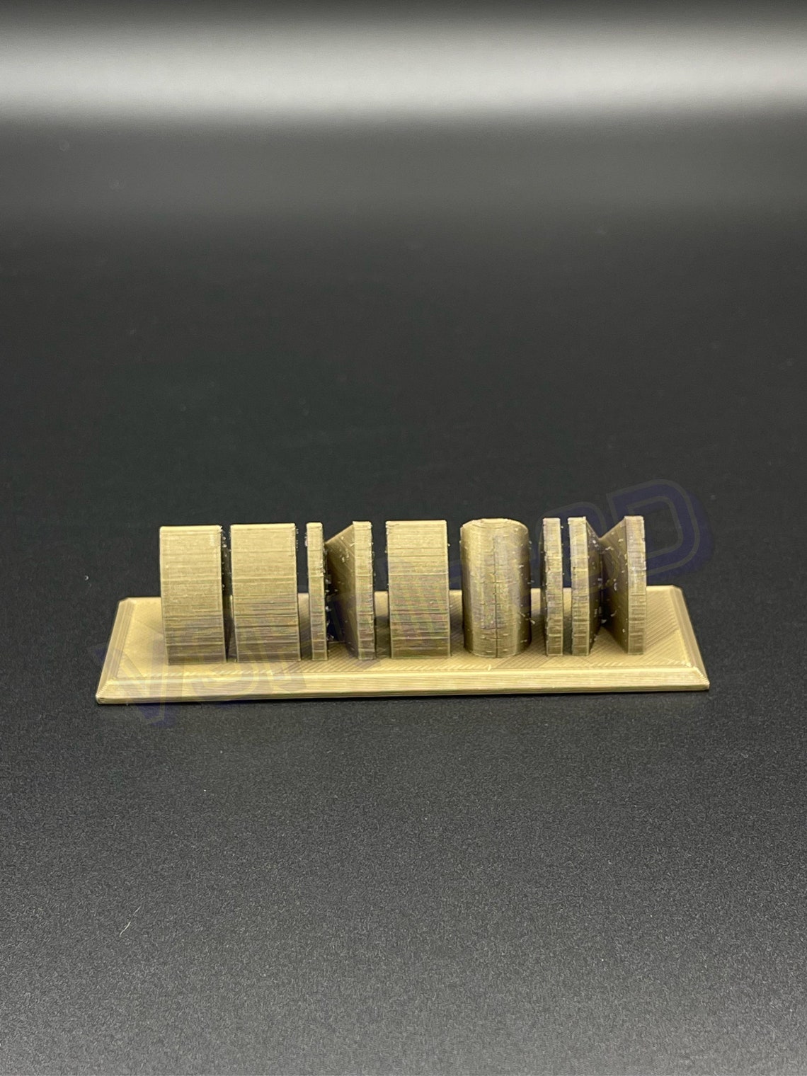 Desk Name Plate | 3D Printed Sweeping Text Display With Stand - Etsy