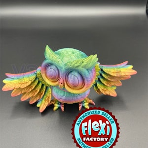 Articulated/flexible Owl, Flexi Factory Authorized Reseller, Fun Toy ...