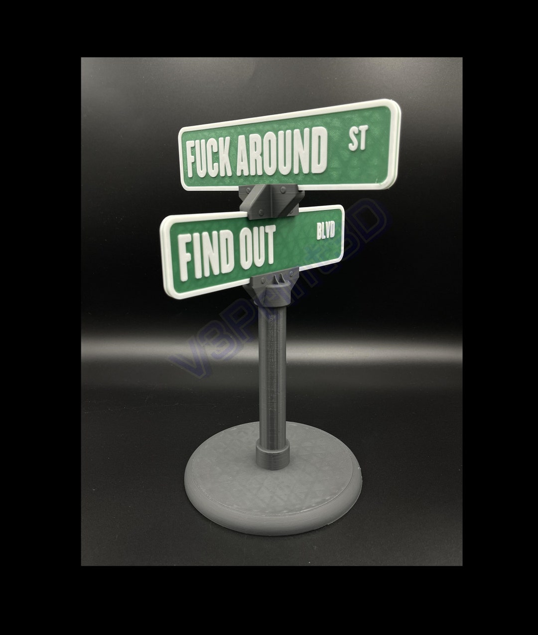 FAFO Street Signs Decoration for Bars, Table Tops, Desk | 3D Printed ...