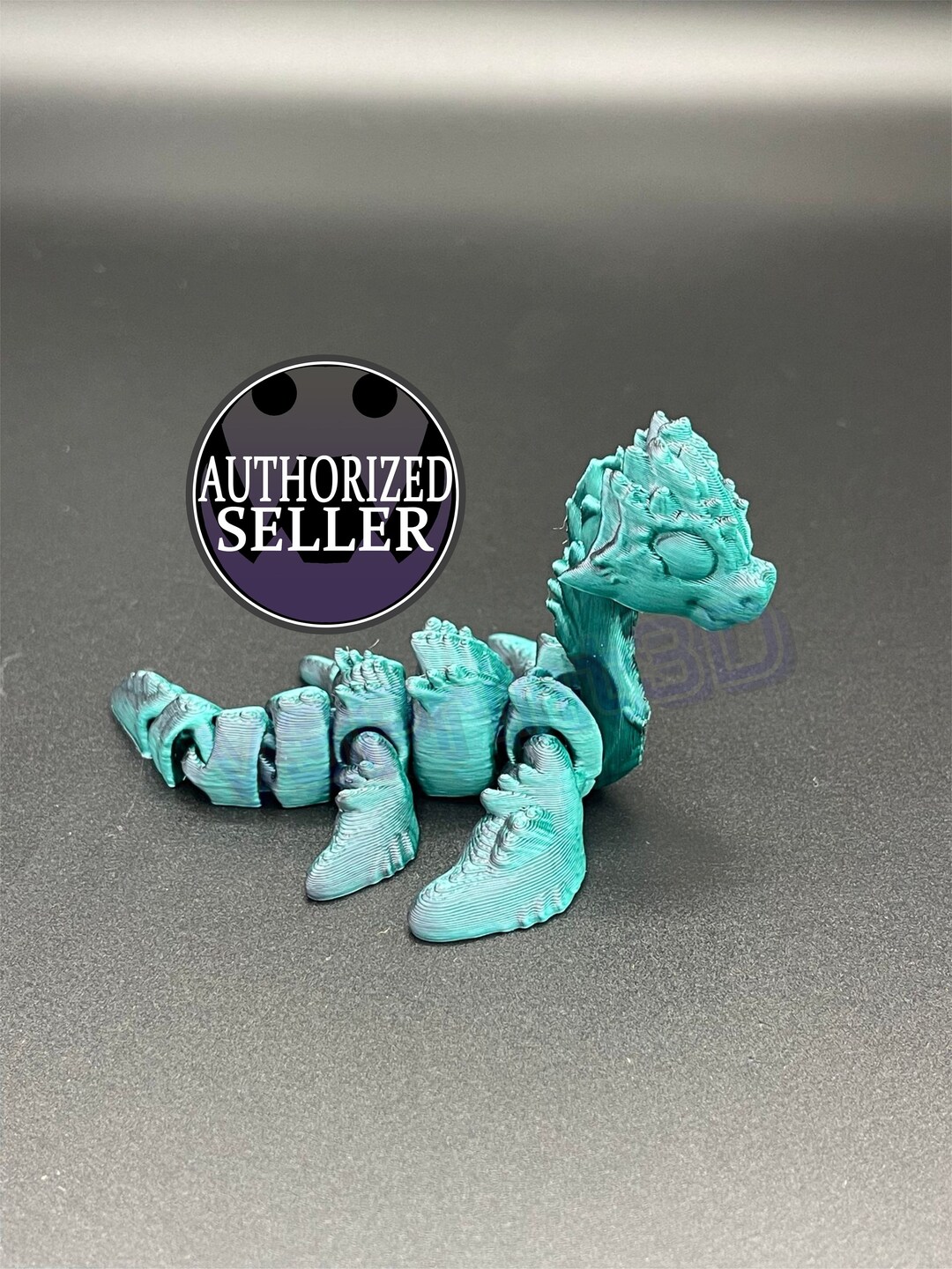 Loch Ness Monster Nessie Articulated/flexible Toy, Flexi Factory ...