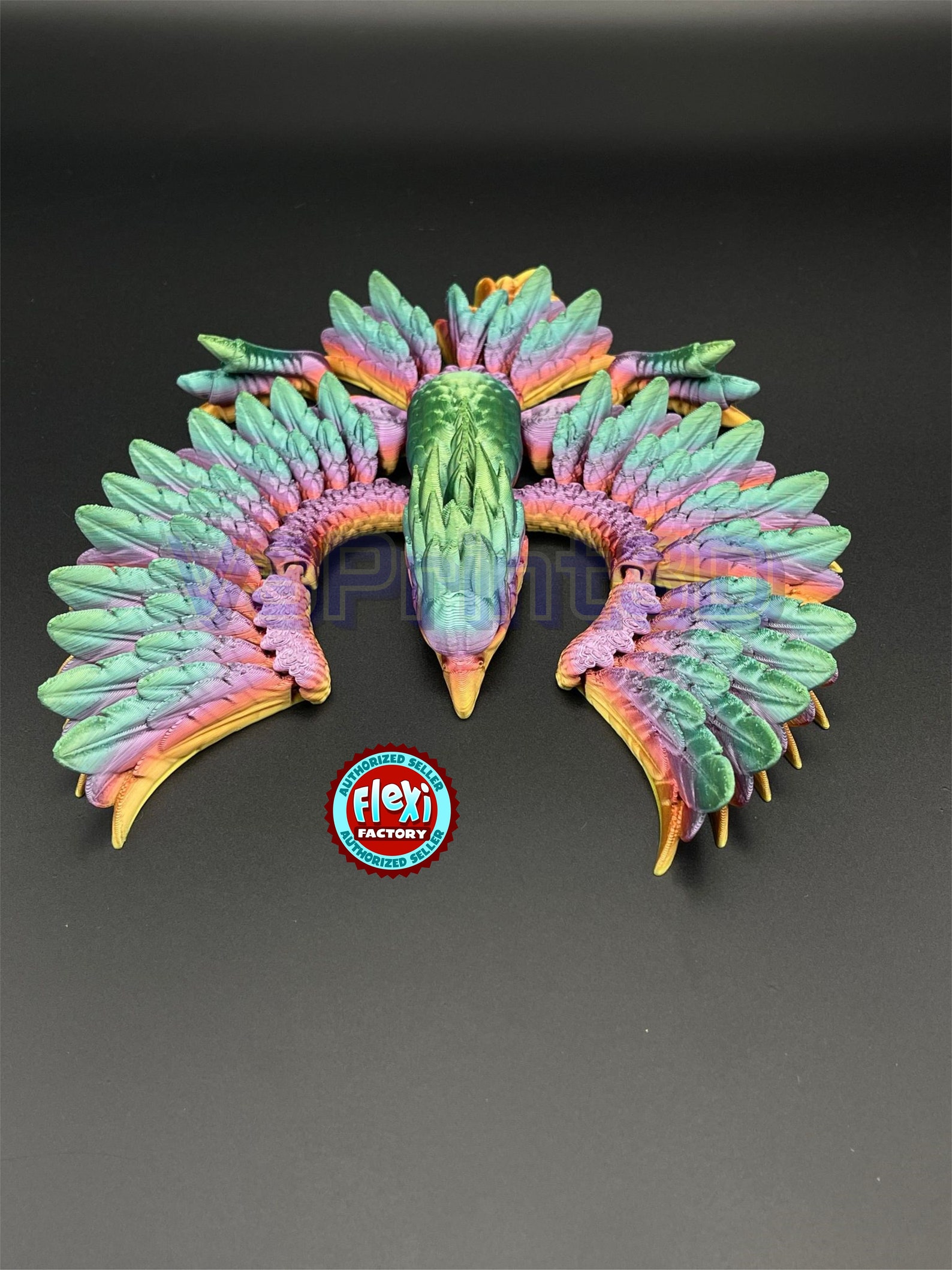 Articulated Phoenix, Flexible Phoenix Toy, Flexi Factory Authorized ...