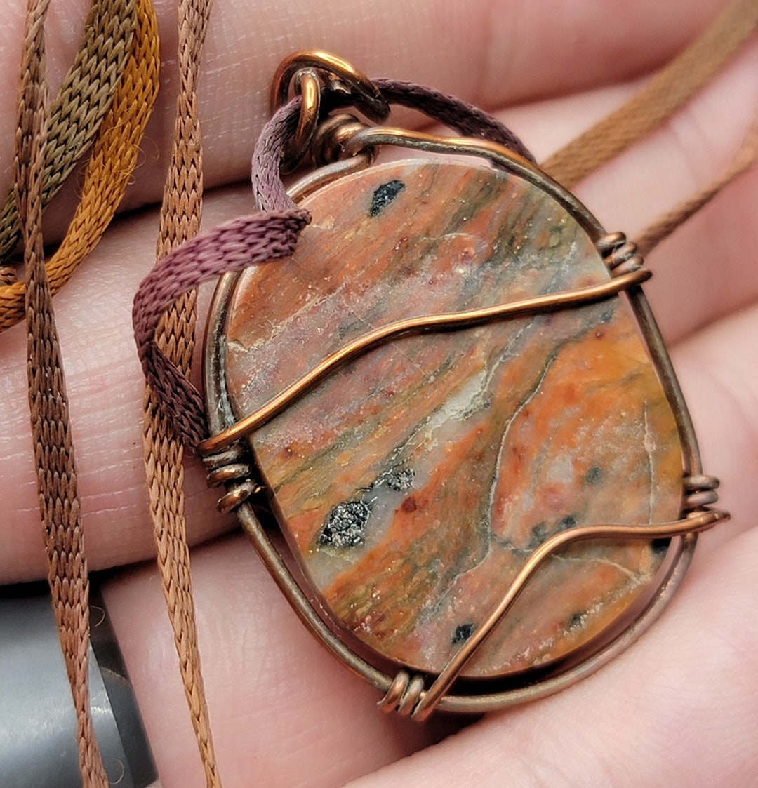 PRAIRIE GIRL ROCKS: Pretty in Pink Earth Rock Necklace (one of a Kind ...