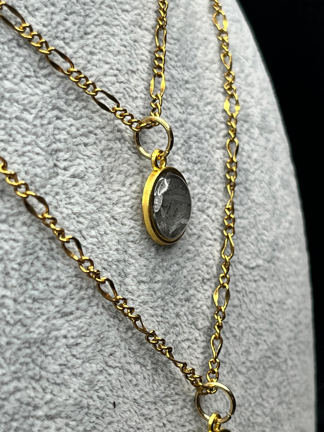 STARLIGHT SHIMMER Meteorite Necklace With 22" Adjustable Chain - Etsy