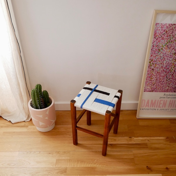 Woven Stool - Etsy