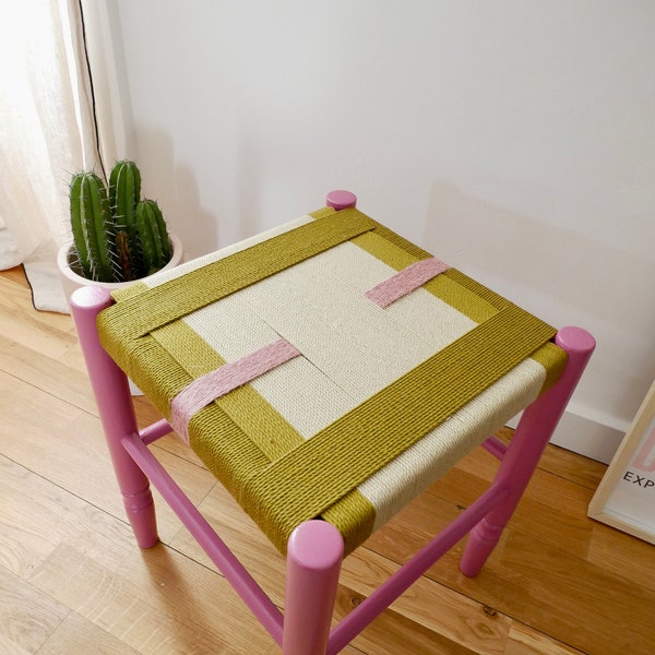 Woven Stool - Etsy