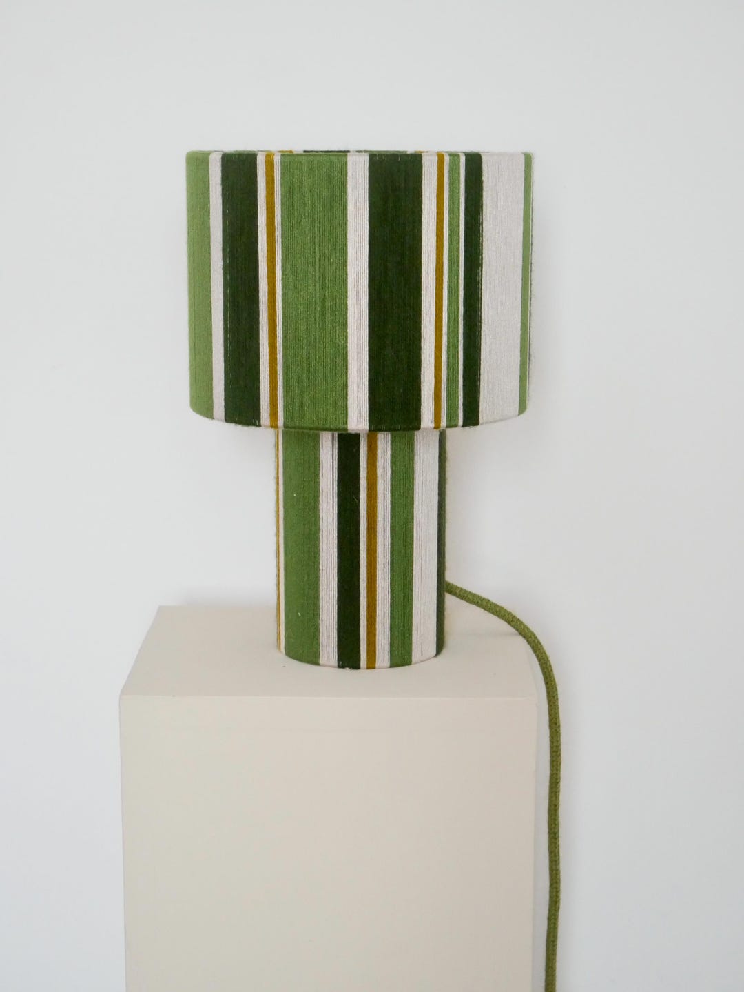 Handwoven Lamps - Unique Woven Yarn Lampshade - Woven Pendant Light ...