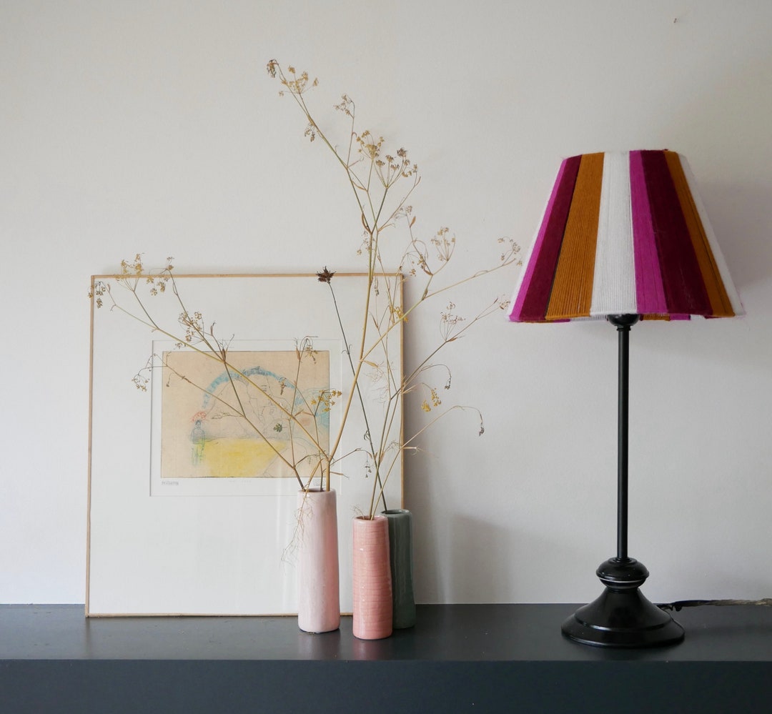 Irma Model Lampshade - Hand-woven Lamps - Unique Woven Yarn Lampshade ...