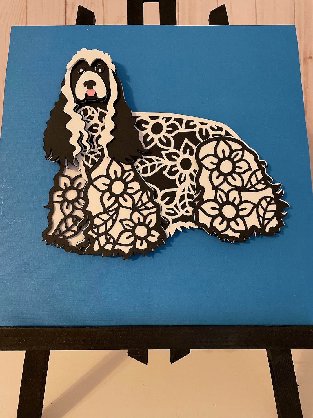 3D Layered Papercut Dogs - Etsy