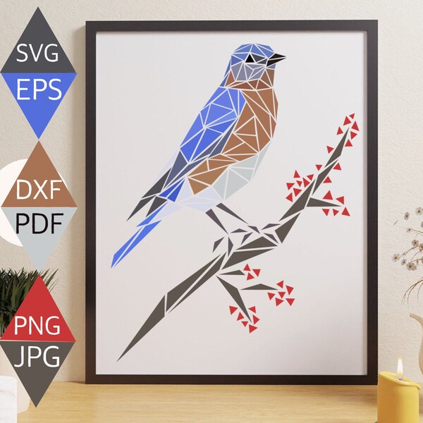 Eastern Bluebird Svg - Etsy
