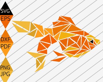 Fancy Goldfish Svg - Etsy