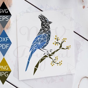 Steller's Jay Svg, Bird SVG, Stellar Jay Bird SVG, Blue Bird Svg ...