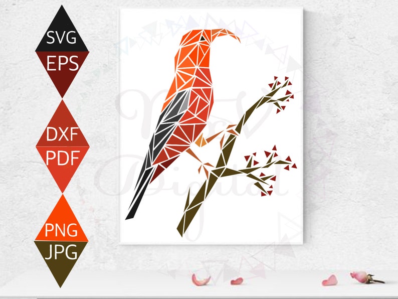 Hawaiian Honeycreeper Bird Svg, Bird Svg, Hawaiian Svg, Hawaii Oahu ...