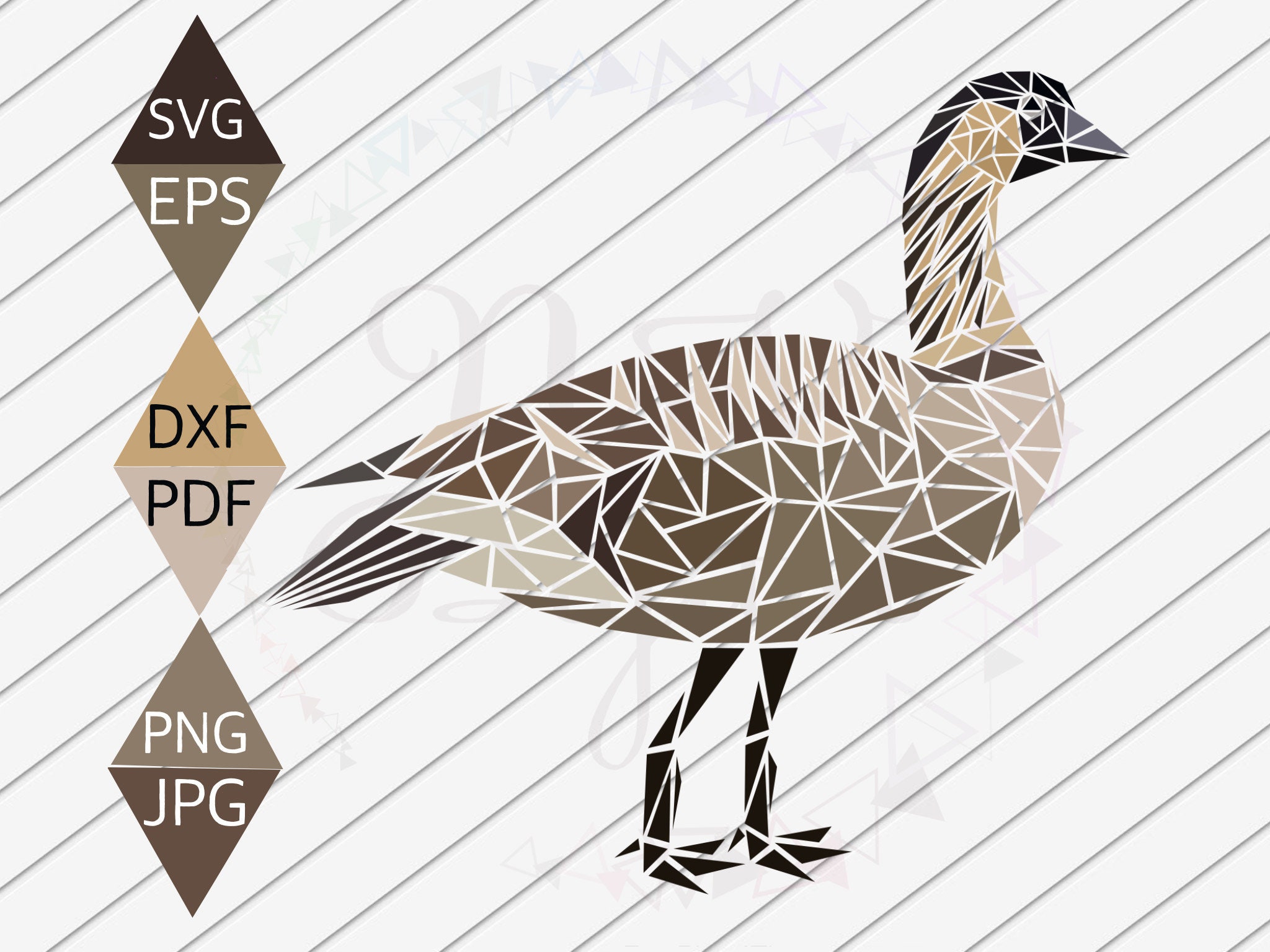 Hawaiian Nene Bird Svg, Goose Svg, Hawaiian State Bird Svg, Hawaii Nene ...
