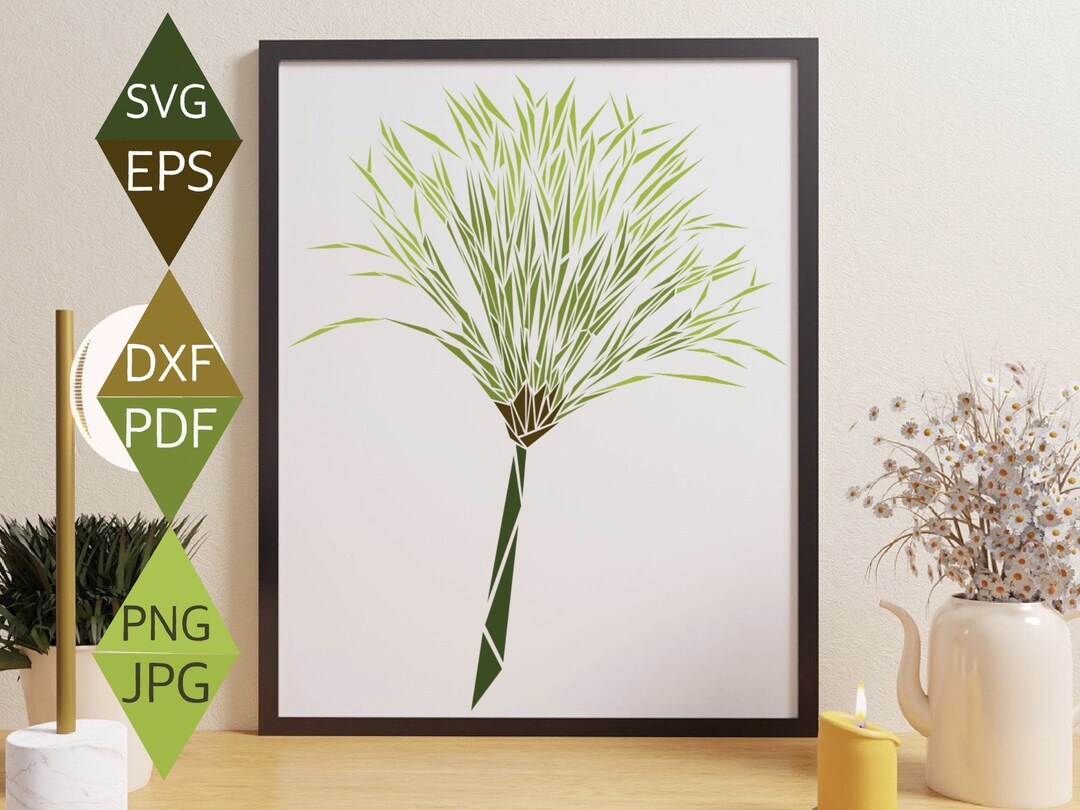 Papyrus Svg Green Papyrus Svg Papyrus Plant Svg Tropical - Etsy Australia