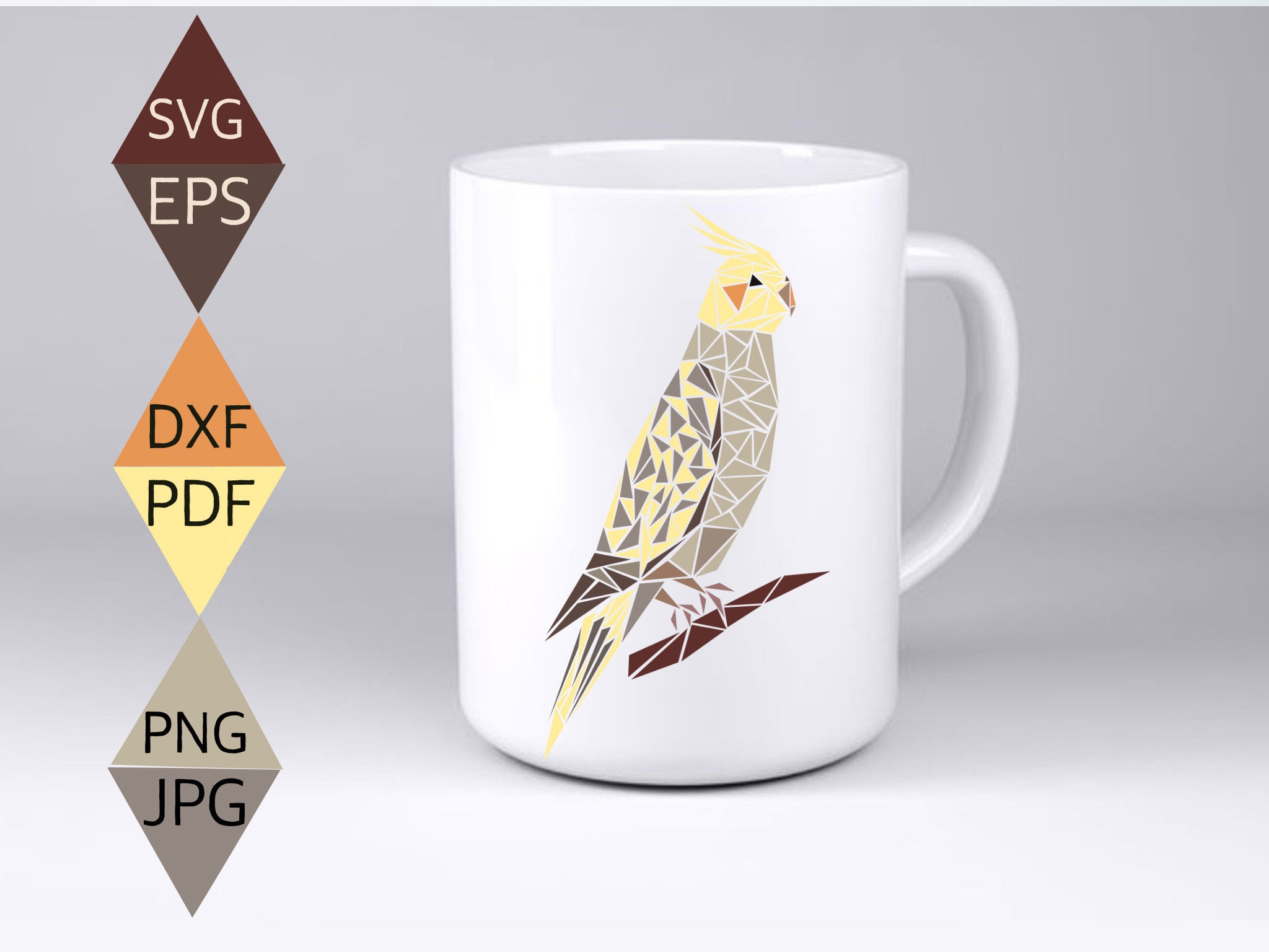 Bird SVG, Pearl Cockatiel SVG, Cockatiel Bird SVG, Pet Bird Svg,bird ...