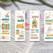 Printable Bookmark Traveler, Set of 4 Downloadable Bookmarks, Cute ...