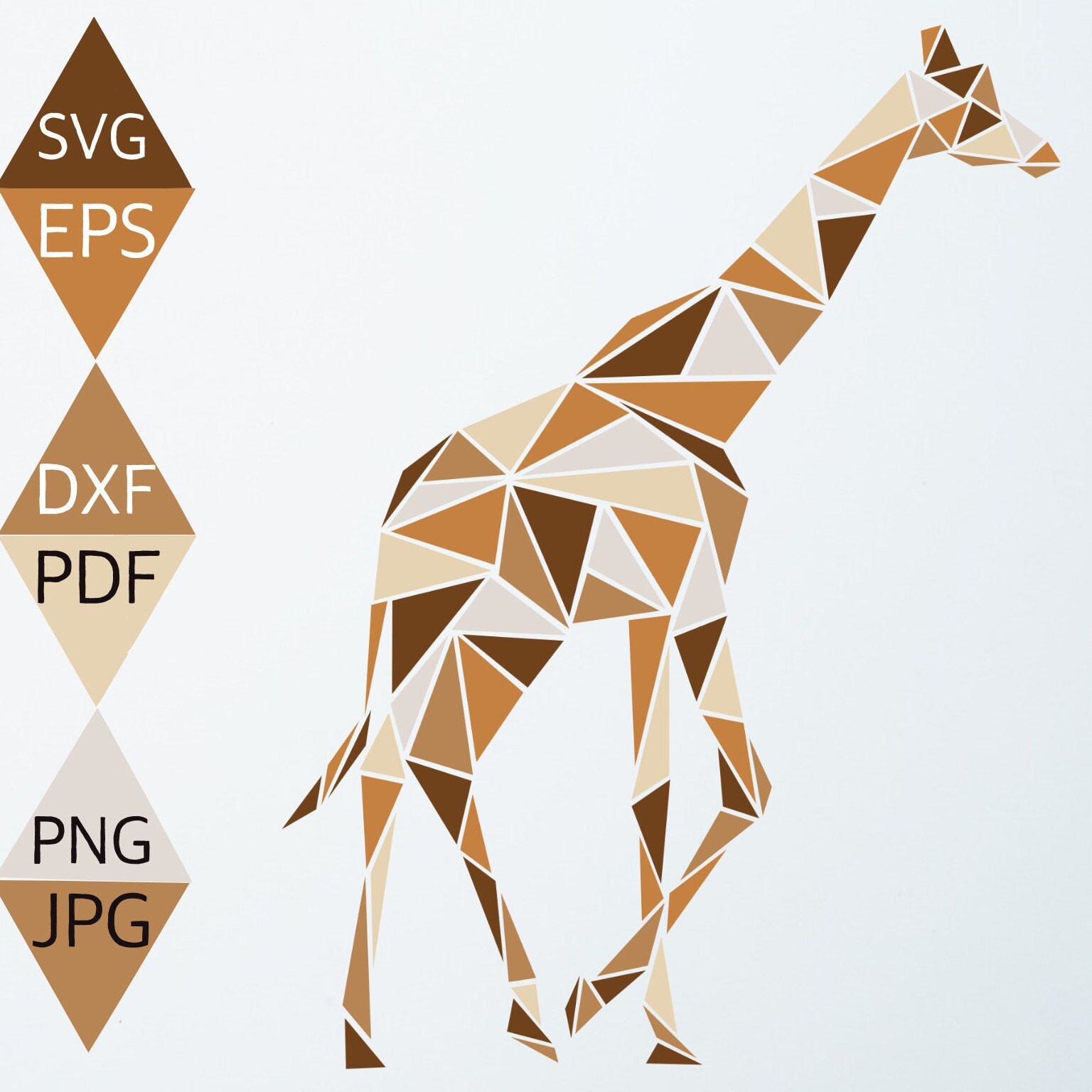 Jirafa Svg Jirafa Rústica Svg Jirafa del Bosque Svg Animal - Etsy México