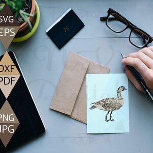 Hawaiian Nene Bird Svg, Goose Svg, Hawaiian State Bird Svg, Hawaii Nene ...