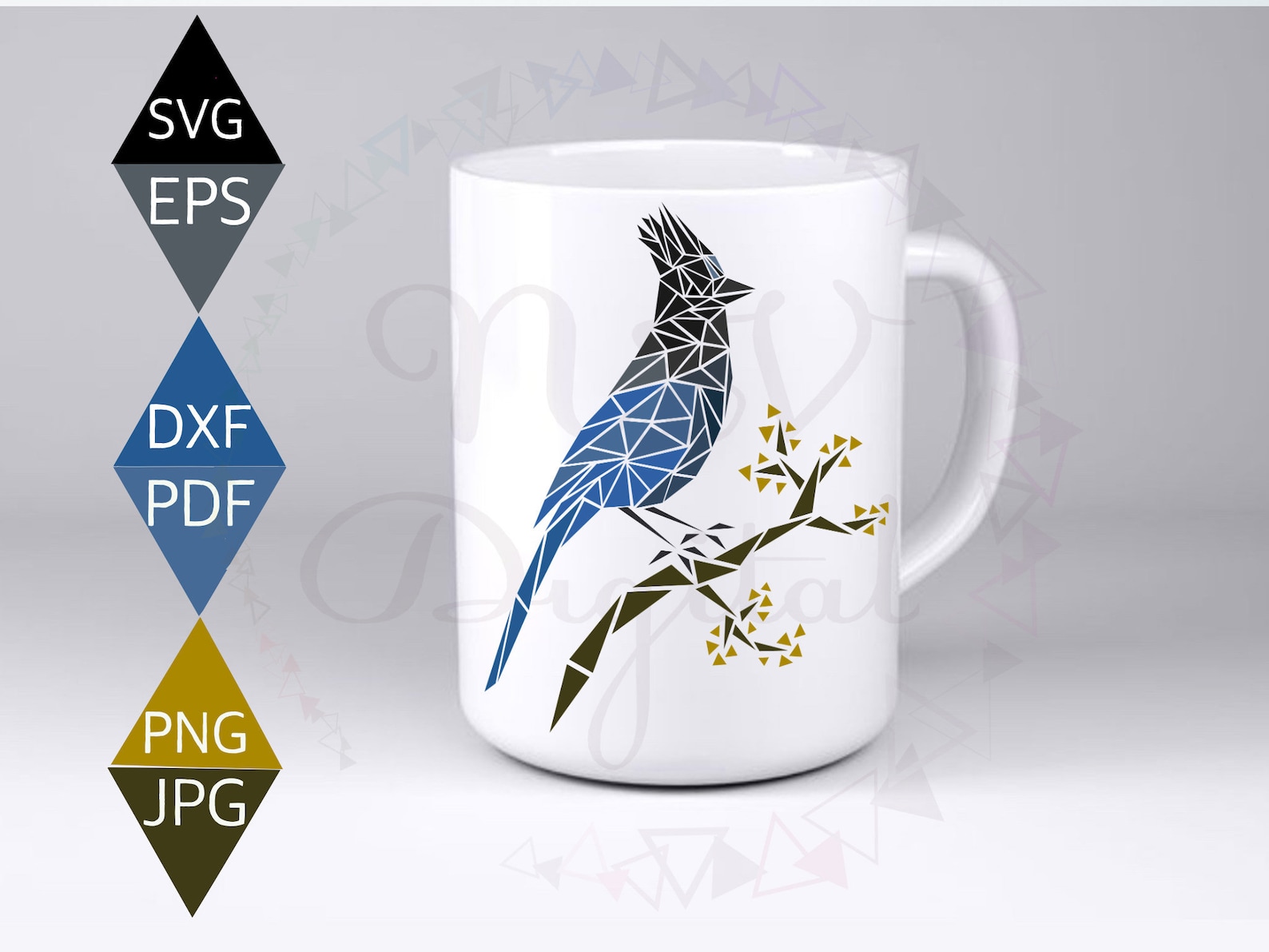 Steller's Jay Svg, Bird SVG, Stellar Jay Bird SVG, Blue Bird Svg ...