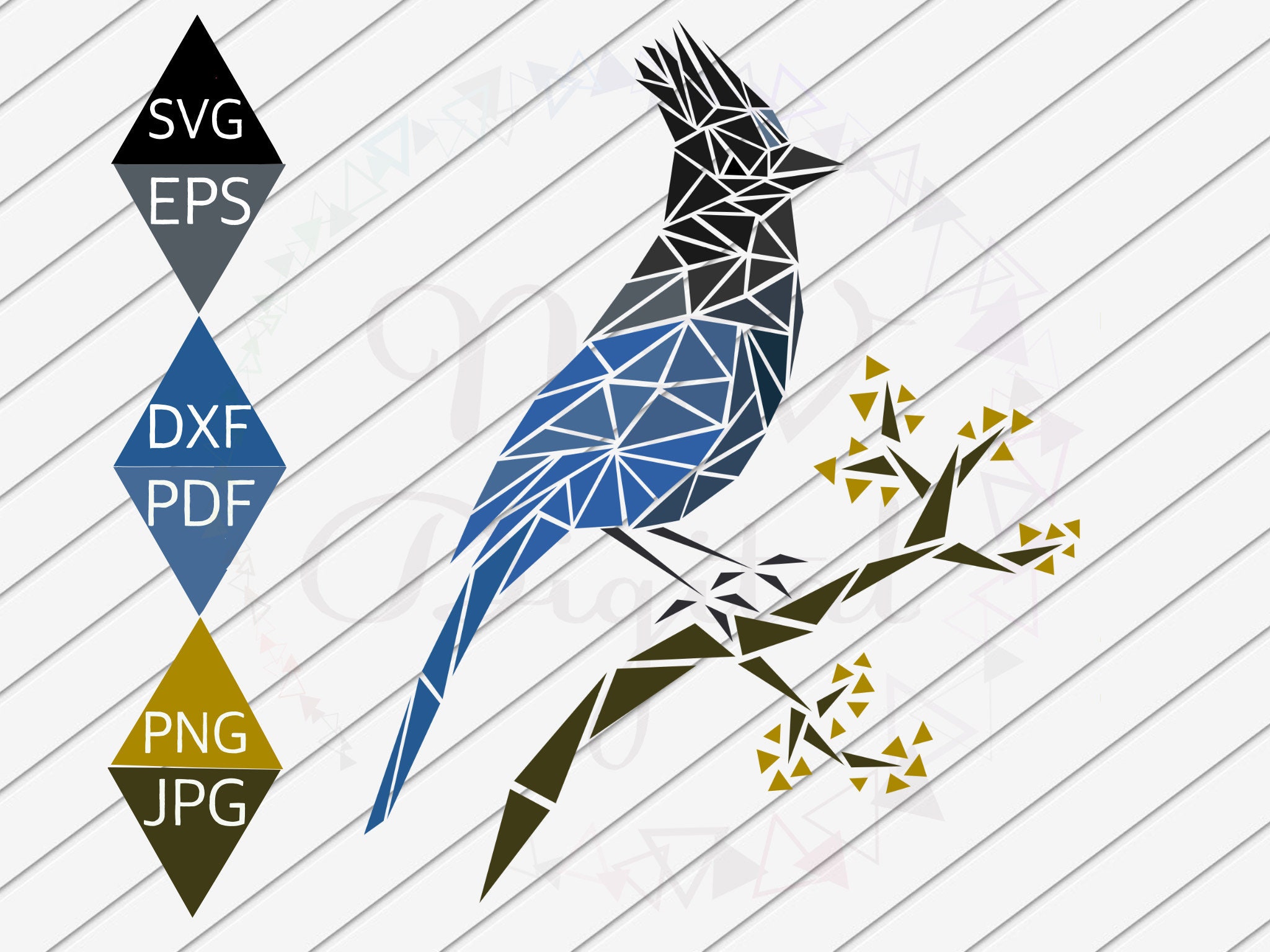 Steller's Jay Svg, Bird SVG, Stellar Jay Bird SVG, Blue Bird Svg ...