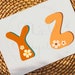 Set of 26 Groovy Letter Png, Groovy Alphabet Doodle Flower Gift Tag Png ...