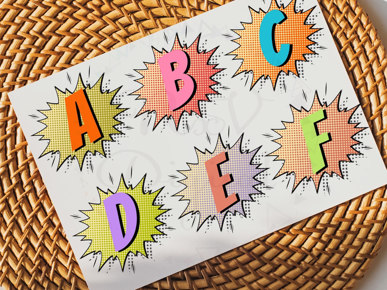 Set of 36 Retro Comic Book Letter Png, Comics Magazine Alphabet Kit Png ...
