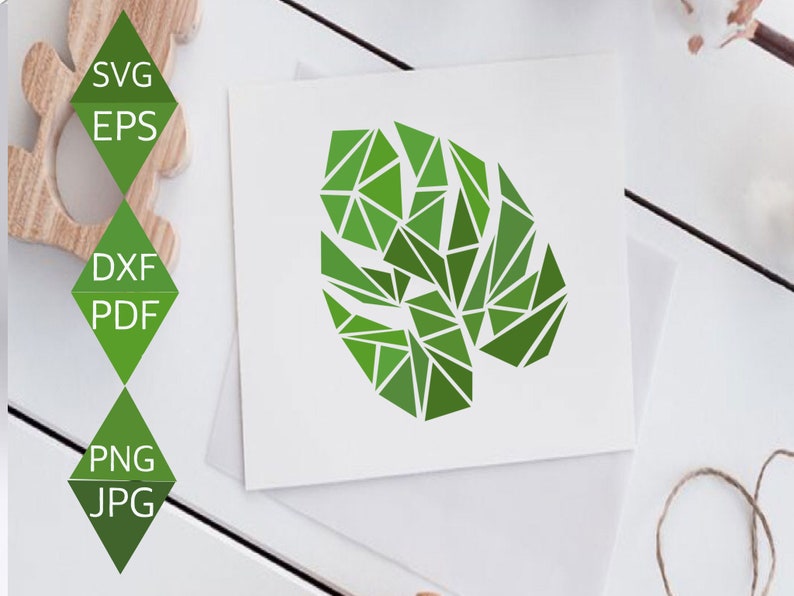 Monstera Svg Green Monstera Svg Monstera Deliciosa Svg - Etsy