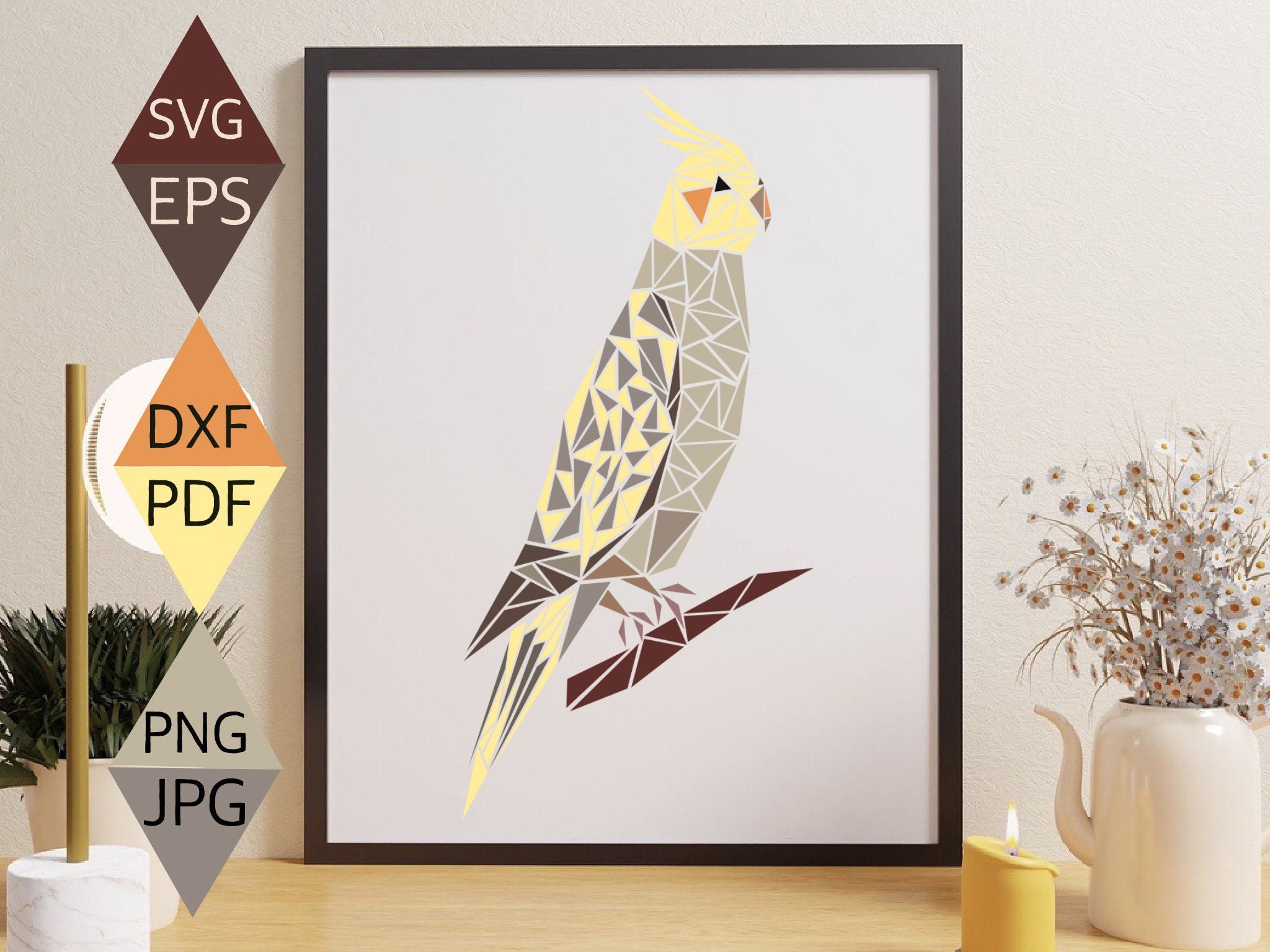 Bird SVG, Pearl Cockatiel SVG, Cockatiel Bird SVG, Pet Bird Svg,bird ...