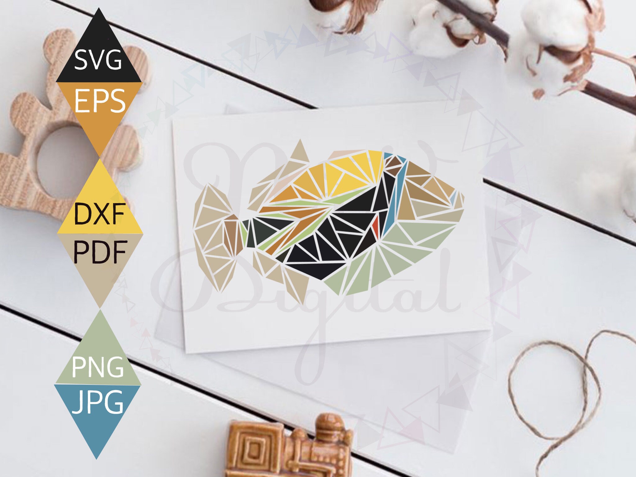 Reef Triggerfish Svg, Fish Svg, Tropical Island Fish Svg, Hawaii Fish ...