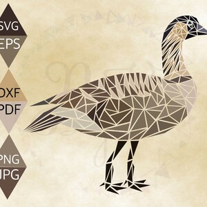 Hawaiian Nene Bird Svg, Goose Svg, Hawaiian State Bird Svg, Hawaii Nene ...