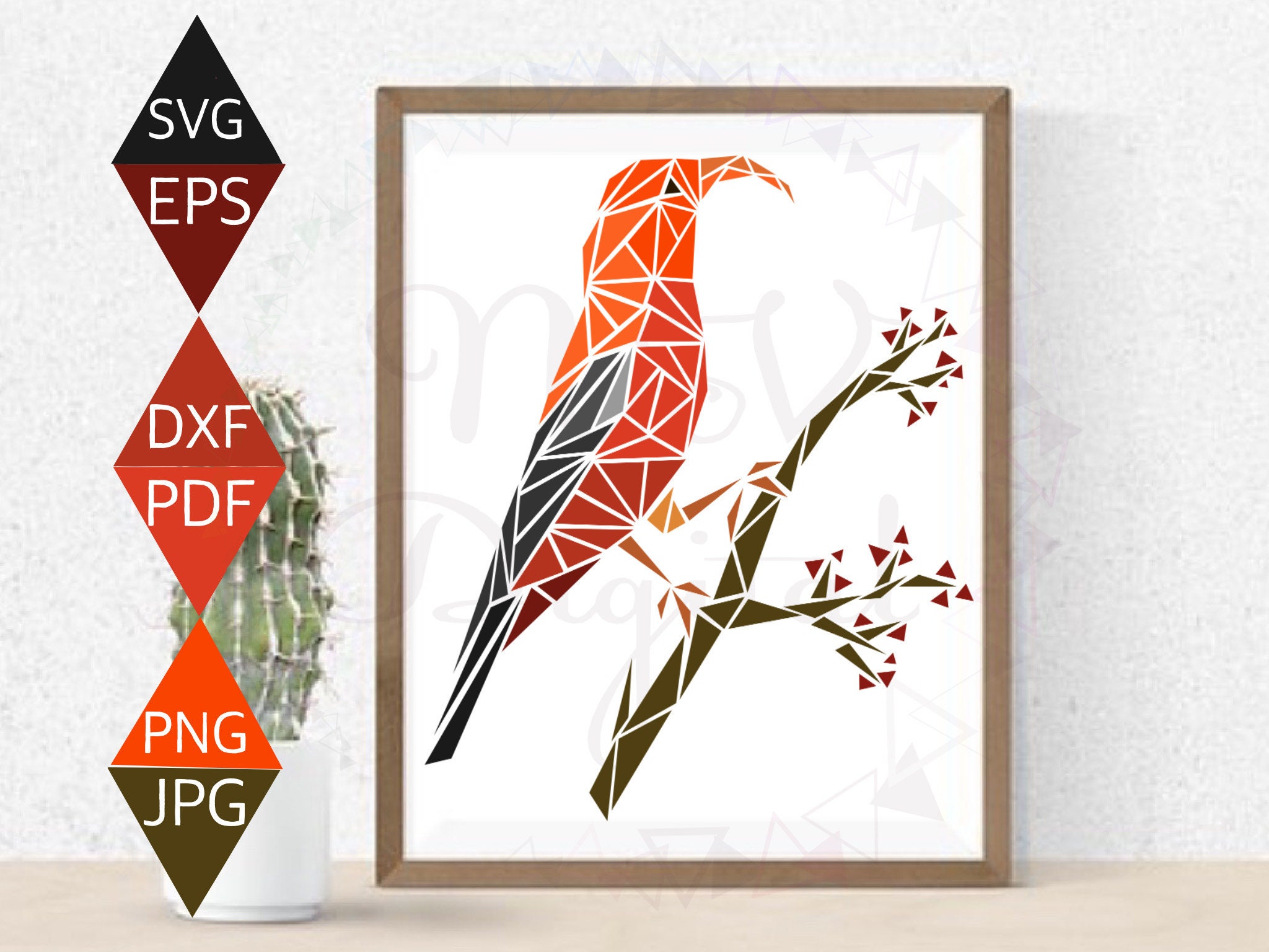 Hawaiian Honeycreeper Bird Svg, Bird Svg, Hawaiian Svg, Hawaii Oahu ...