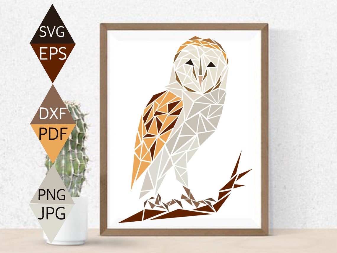 Bird SVG, Owl SVG, Brown Bird SVG, Barn Owl Svg, Bird Print Svg, Bird ...