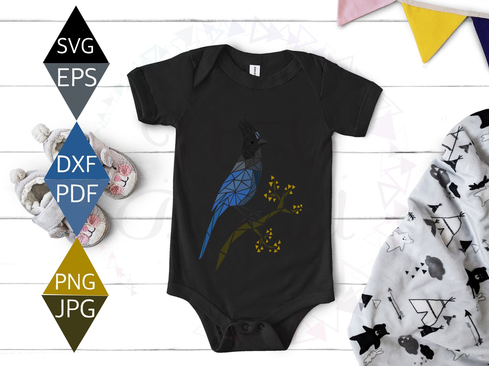 Steller's Jay Svg, Bird SVG, Stellar Jay Bird SVG, Blue Bird Svg ...