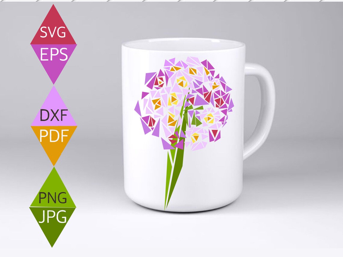 Lantana Svg Flower Svg Purple Flower Svg Lantana Flower - Etsy UK