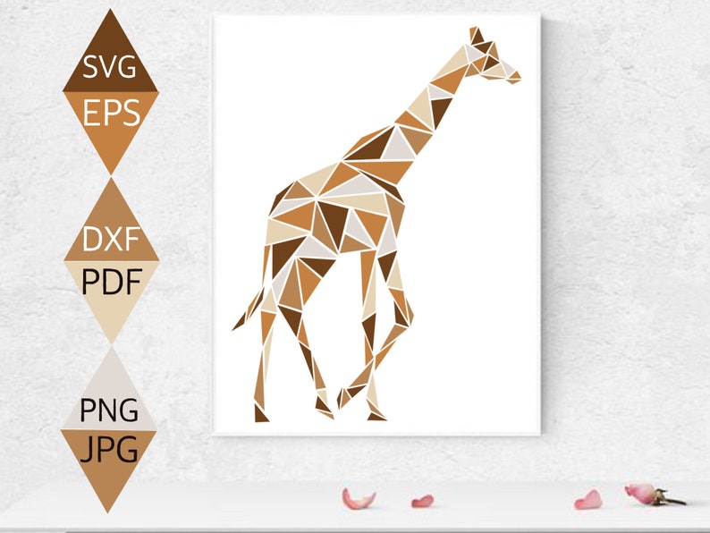 Jirafa svg, jirafa rústica svg, jirafa del bosque svg, animal salvaje ...