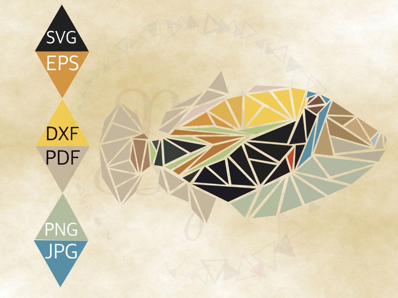 Reef Triggerfish Svg, Fish Svg, Tropical Island Fish Svg, Hawaii Fish ...