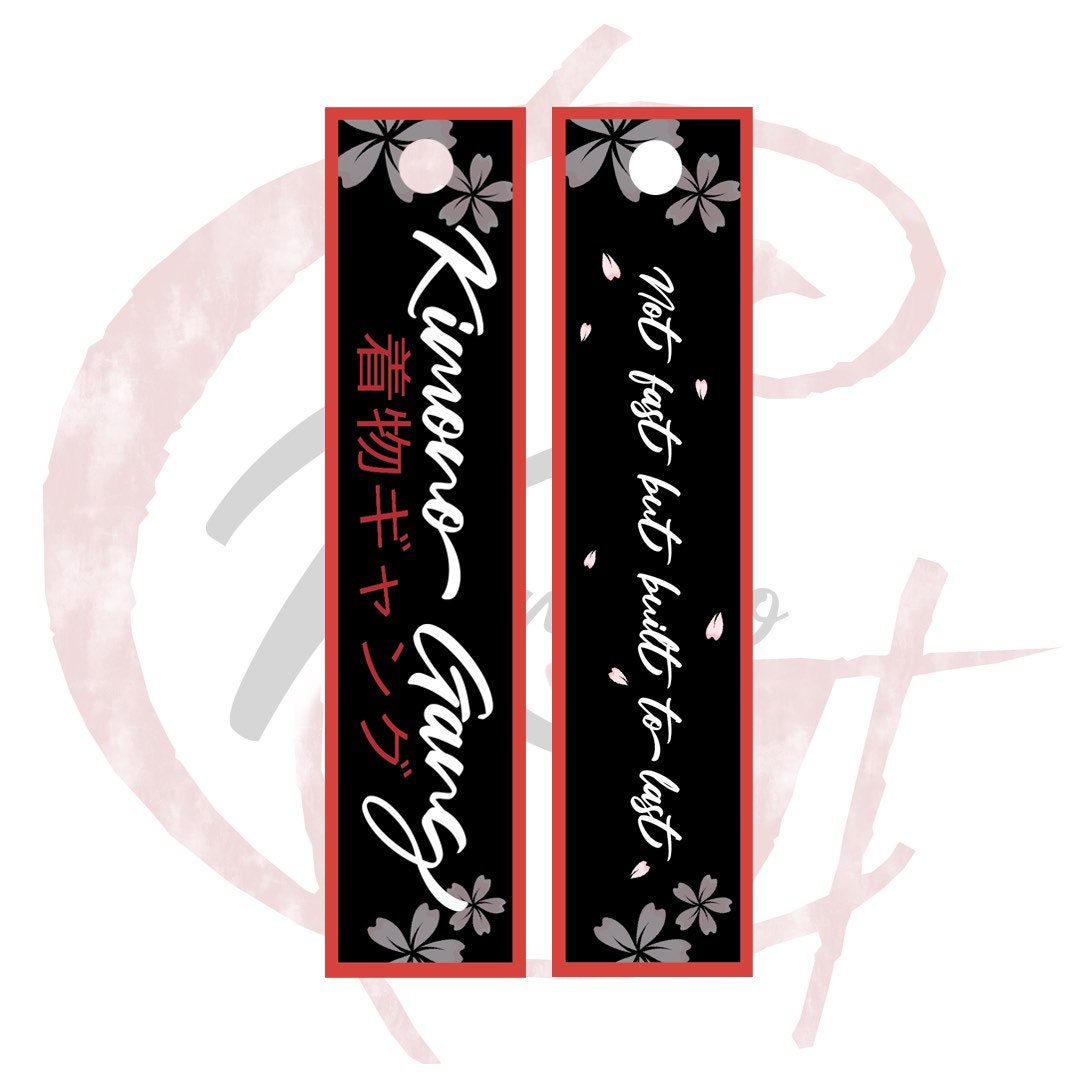 Kimono Gang Jet Tag - Etsy