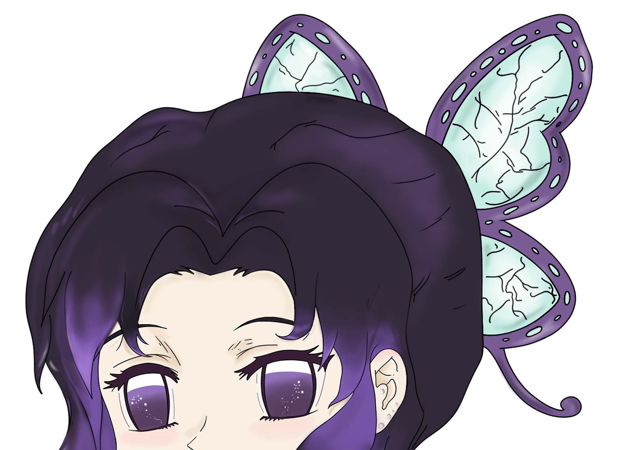 Butterfly Girl Peeker/decal - Etsy