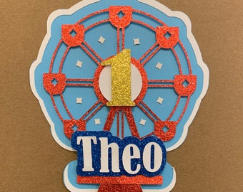 Ferris Wheel Carnival Cake Topper - Etsy