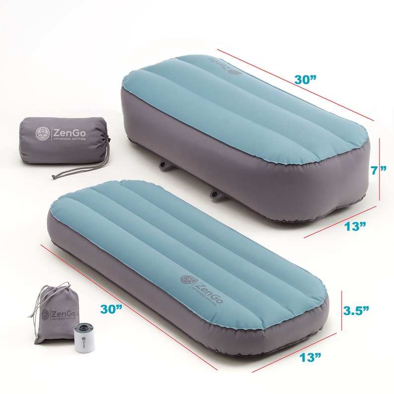 Modern Comfort Inflatable Meditation Cushion Set and Yoga Bolsters by ...