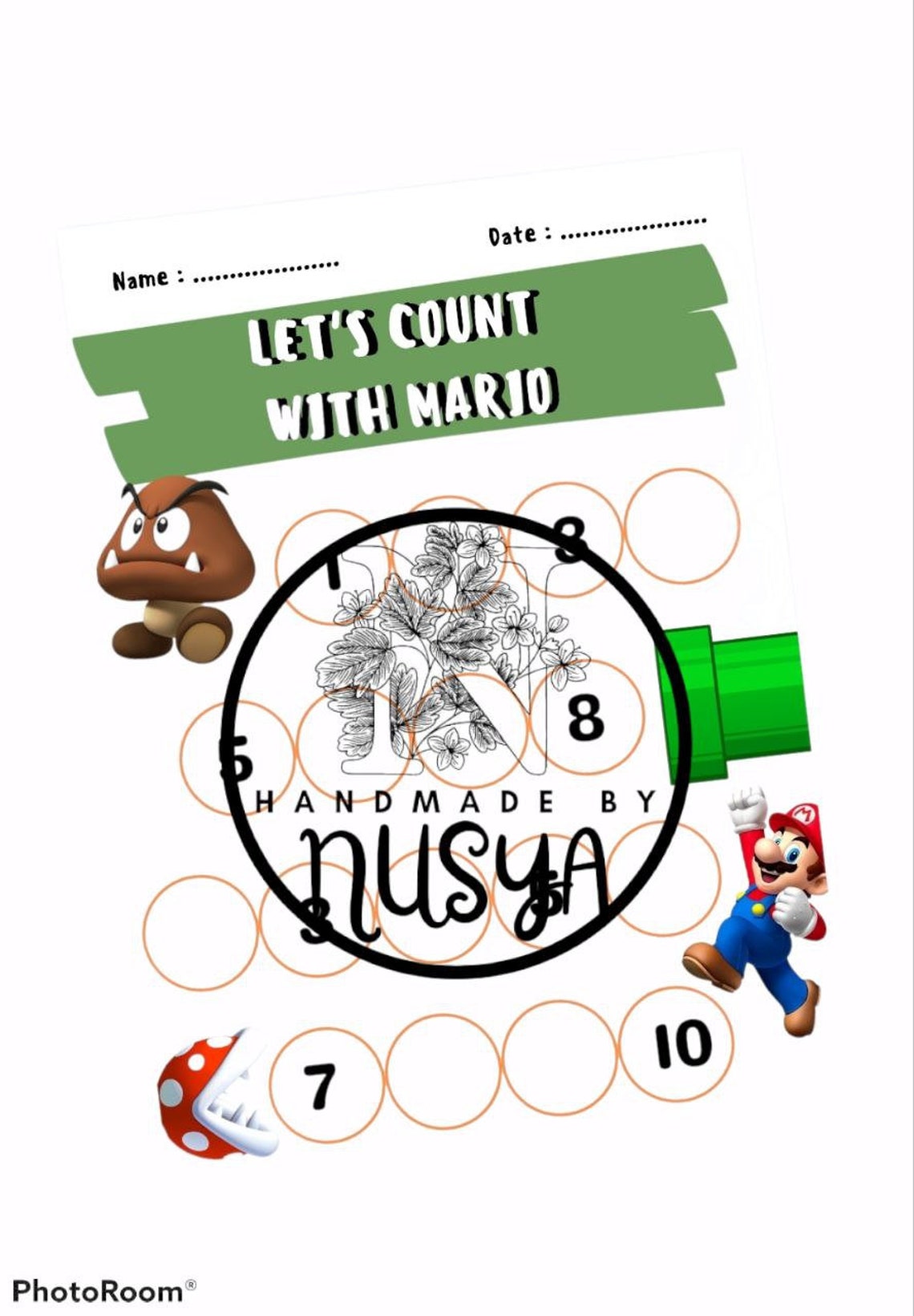 Super Mario Printable Worksheet Addition, Puzzle, Counting Worksheet ...