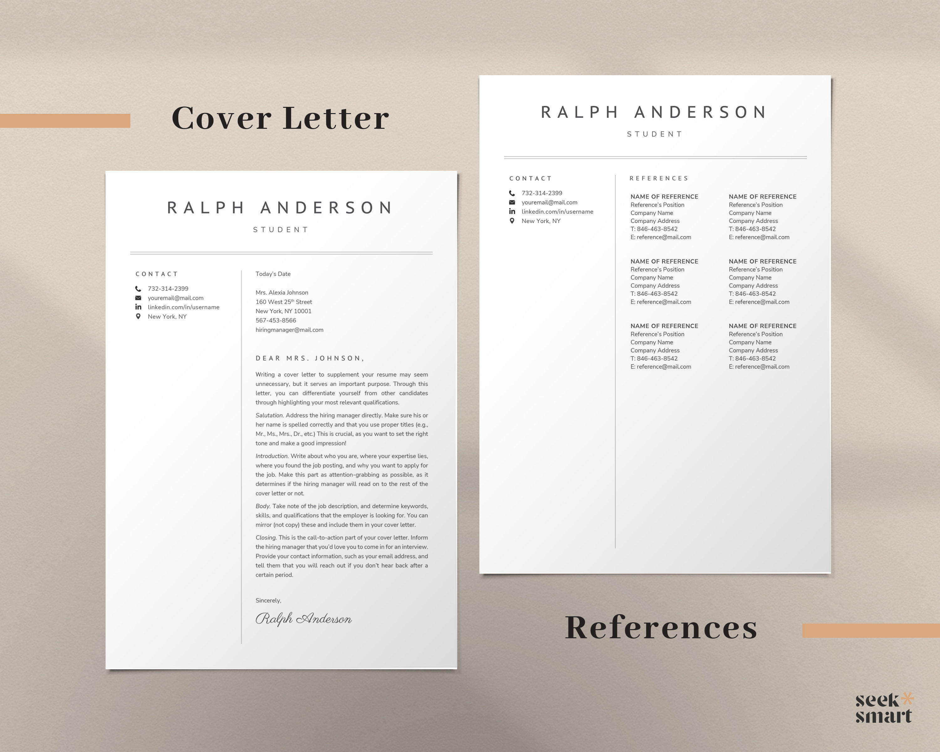 Student With No Experience Resume Template for Grad School, College ...