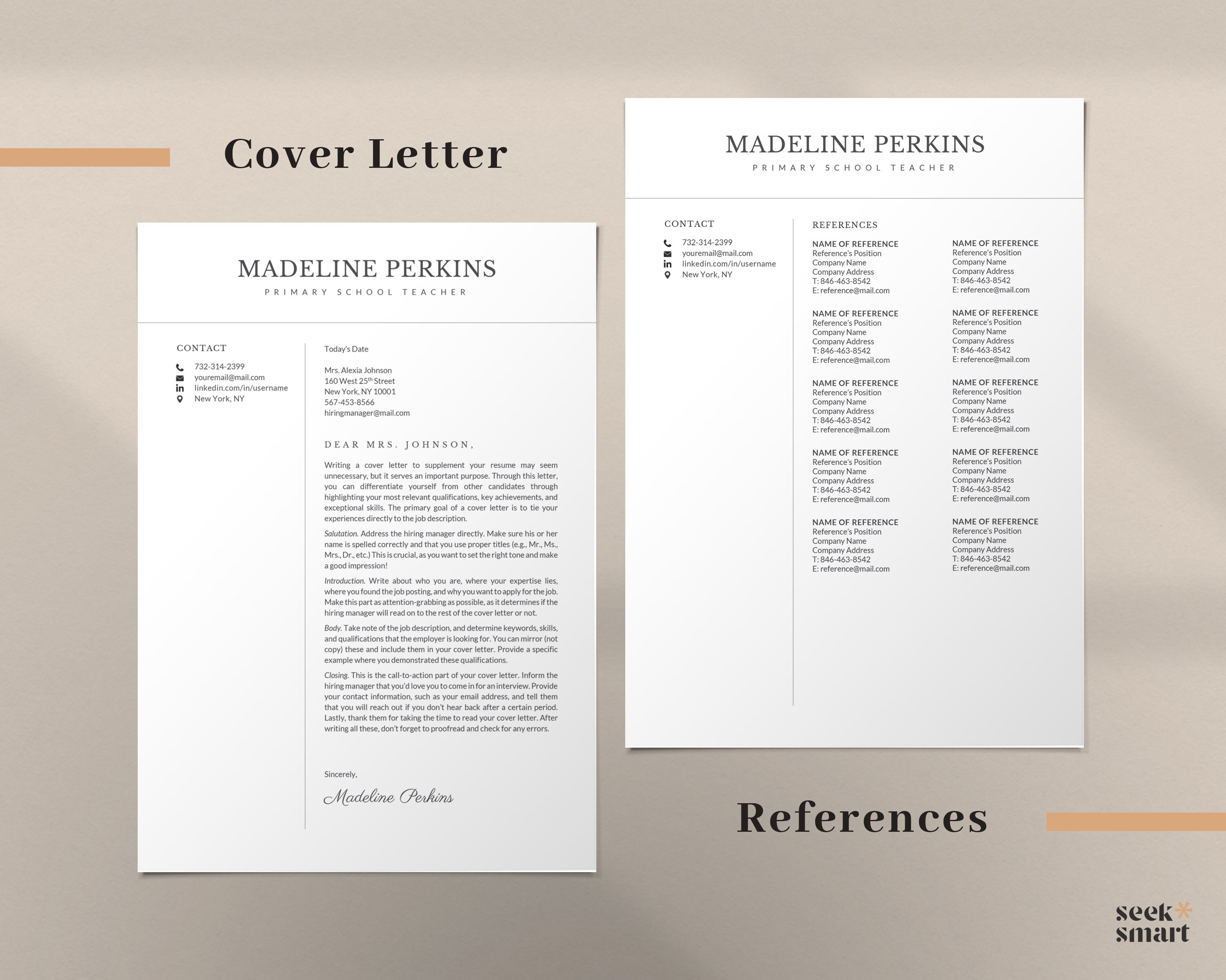 Teacher Resume Template Word, Google Docs, Apple Pages | Academic ...