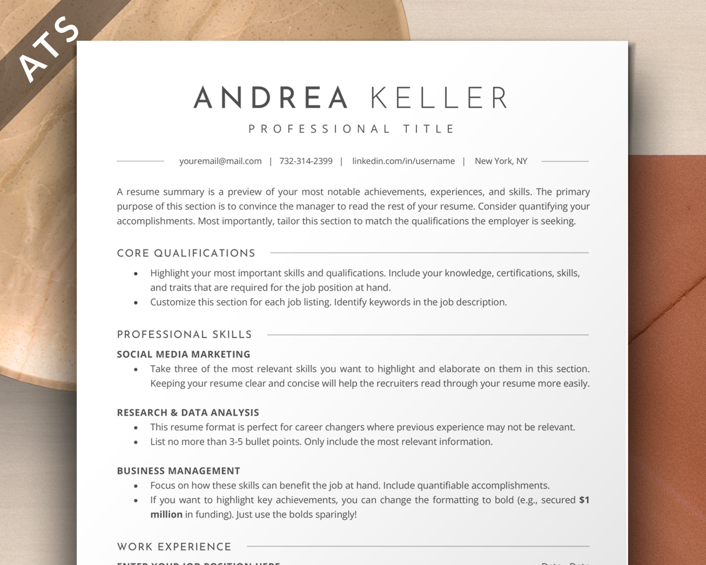 Functional Skills Resume