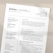 Modern Resume Template Google Docs, Word, Apple Pages Mac CV Template ...