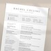 Actor Resume Template With Headshot and Cover Letter 8x10 Size Actress ...